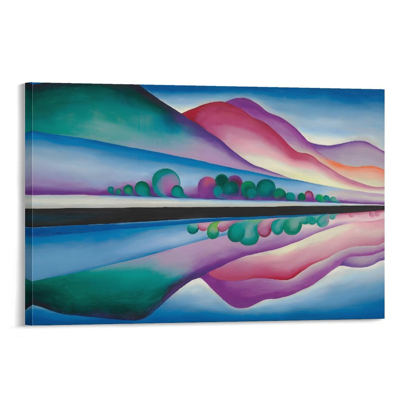 Georgia Okeeffe Poster Lake George Reflection Picture Print Wall Art ...