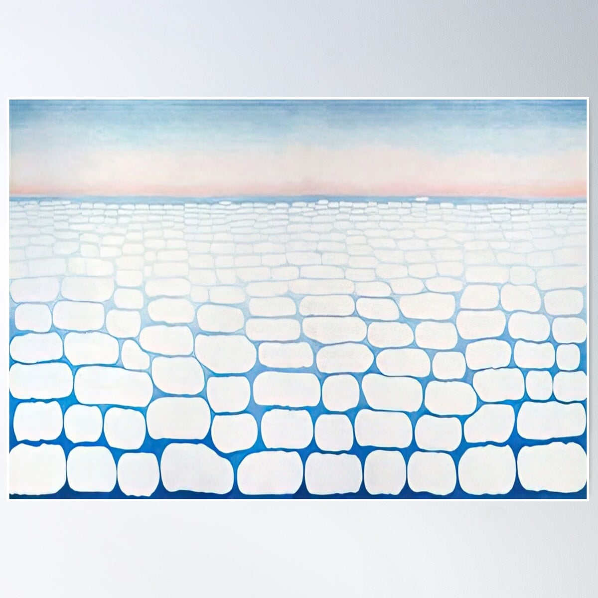 Georgia Okeeffe Sky Above Clouds Iv Poster Wall Art, Modern Wall Decor For Living Room Bedroom ...