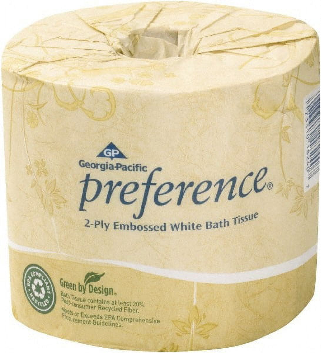 Georgia Pacific 18280/01 Pro Preference 2-Ply Embossed Toilet Paper, 80 ...