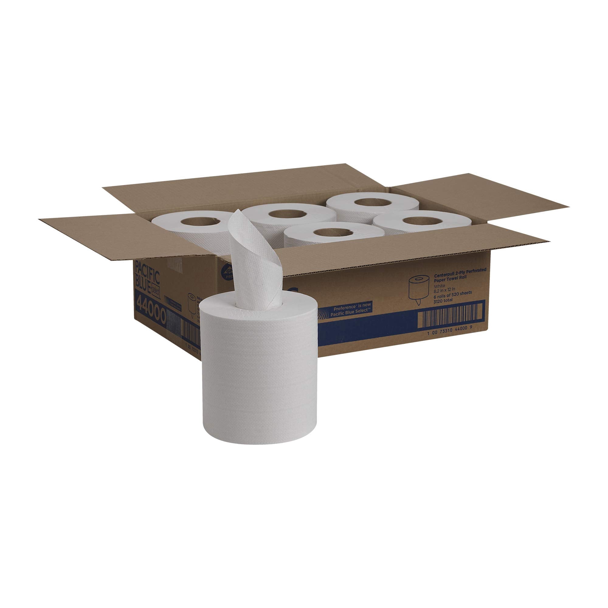 Georgia-Pacific Blue Select Centerpull 2-Ply Paper Towels, White, 520 ...