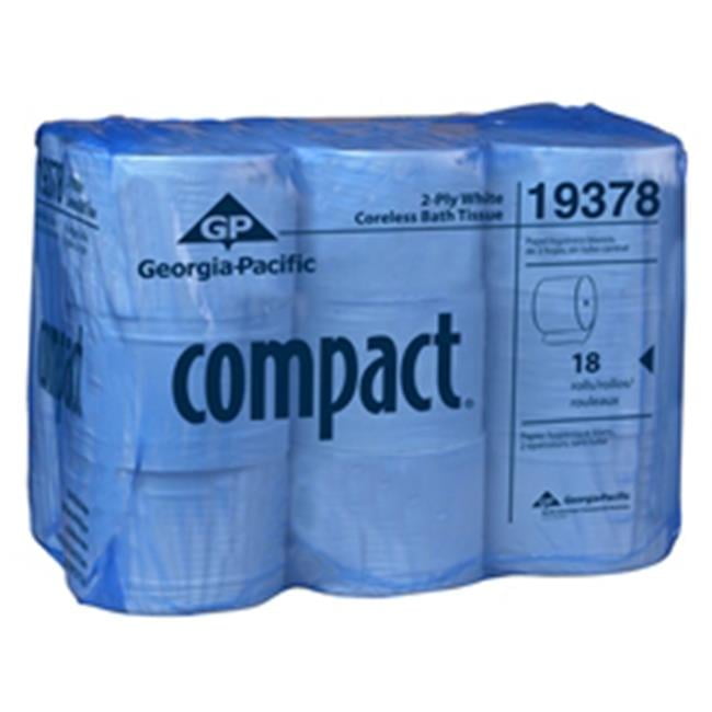 Georgia-Pacific Compact Coreless High Capacity 2-Ply Bathroom Tissue - White - Walmart.com