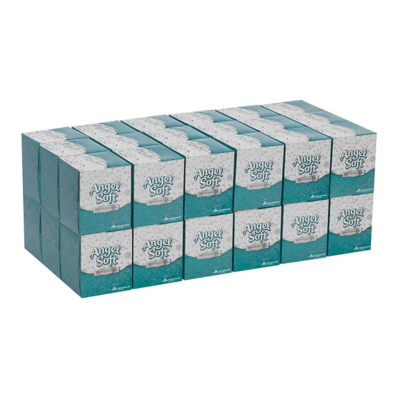 Georgia Pacific Pro 2-Ply Premium Facial Tissue, White, 96 Sheets/Box ...