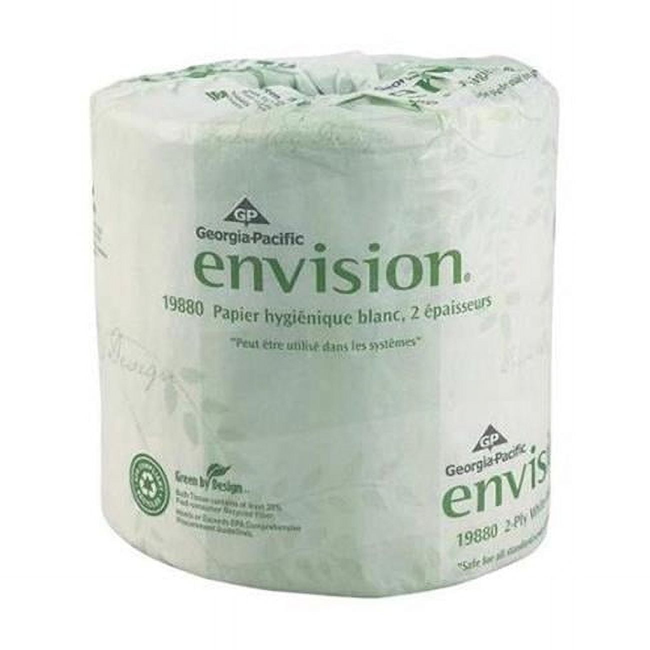 Georgia Pacific RP 19880-01 PEC 2ply White Envision Embossed Bathroom ...