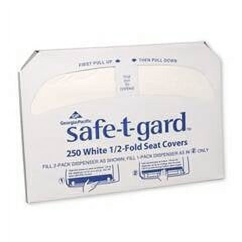 Georgia Pacific Safe T Gard Paper Disposable Toilet Seat Cover ...