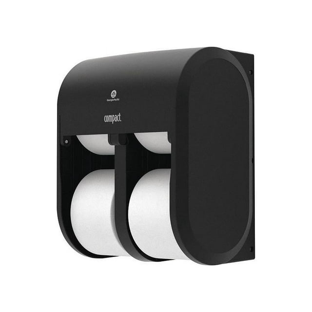Georgia-Pacific Toilet Paper Dispenser,(4) Rolls,Plastic 56744A ...