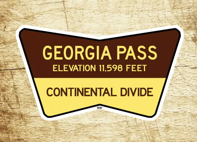 Georgia Pass Continental Divide Sticker Decal Colorado Phone Decal ...