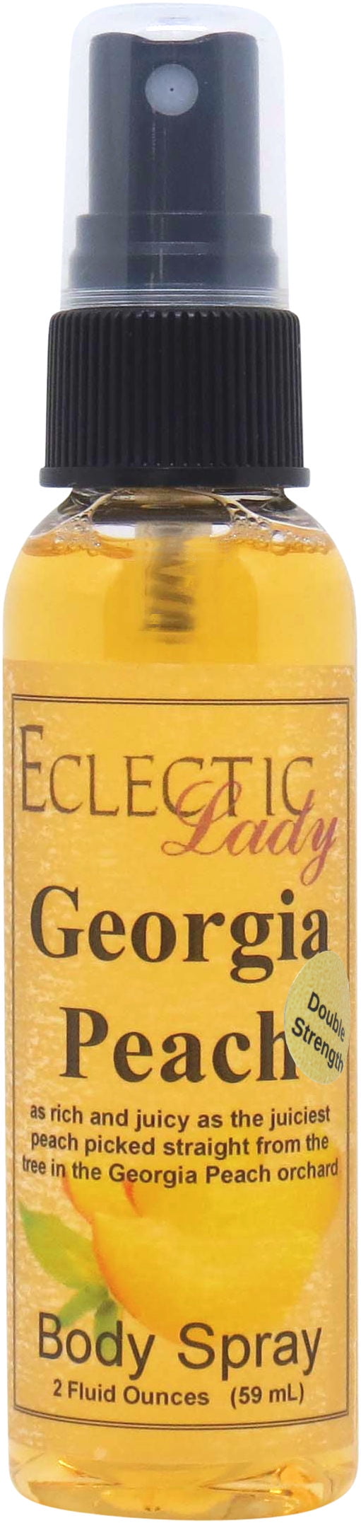 Georgia Peach Body Spray, Eclectic Lady, Hydrating Mist, Unisex (Double ...