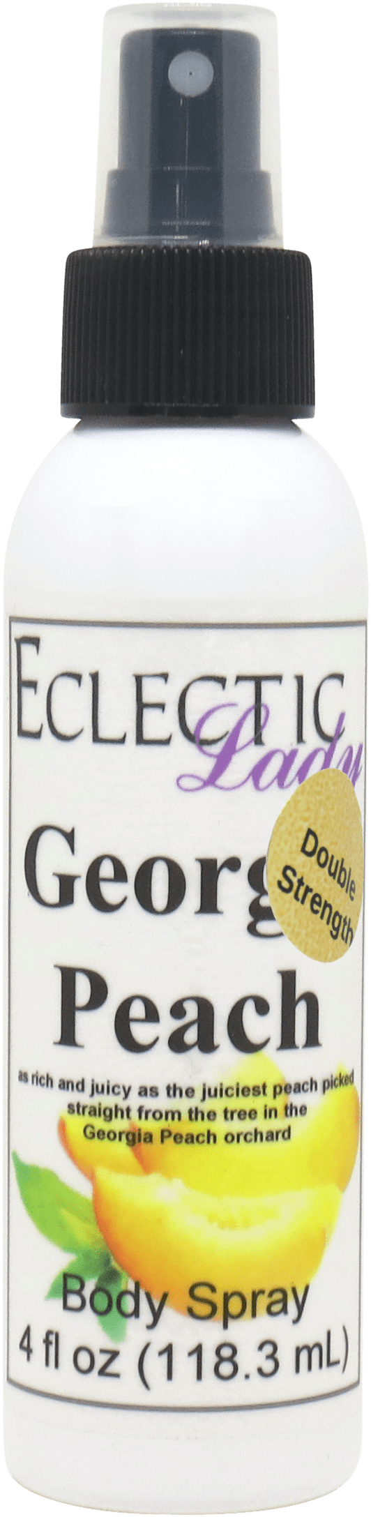 Georgia Peach Body Spray, Eclectic Lady, Hydrating Mist, Unisex (Double ...