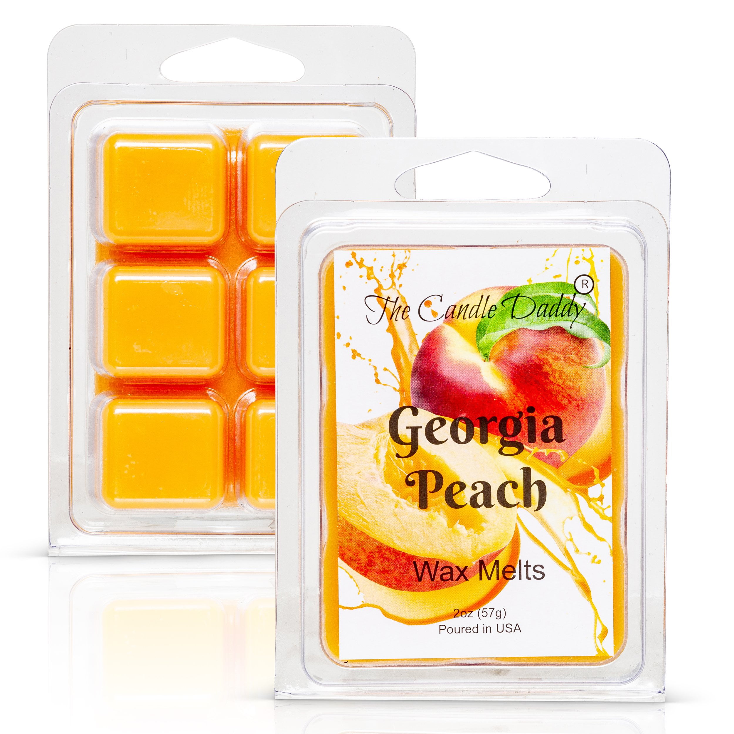 Georgia Peach - Southern Peach Fruit Scented Melt- Maximum Scent Wax ...