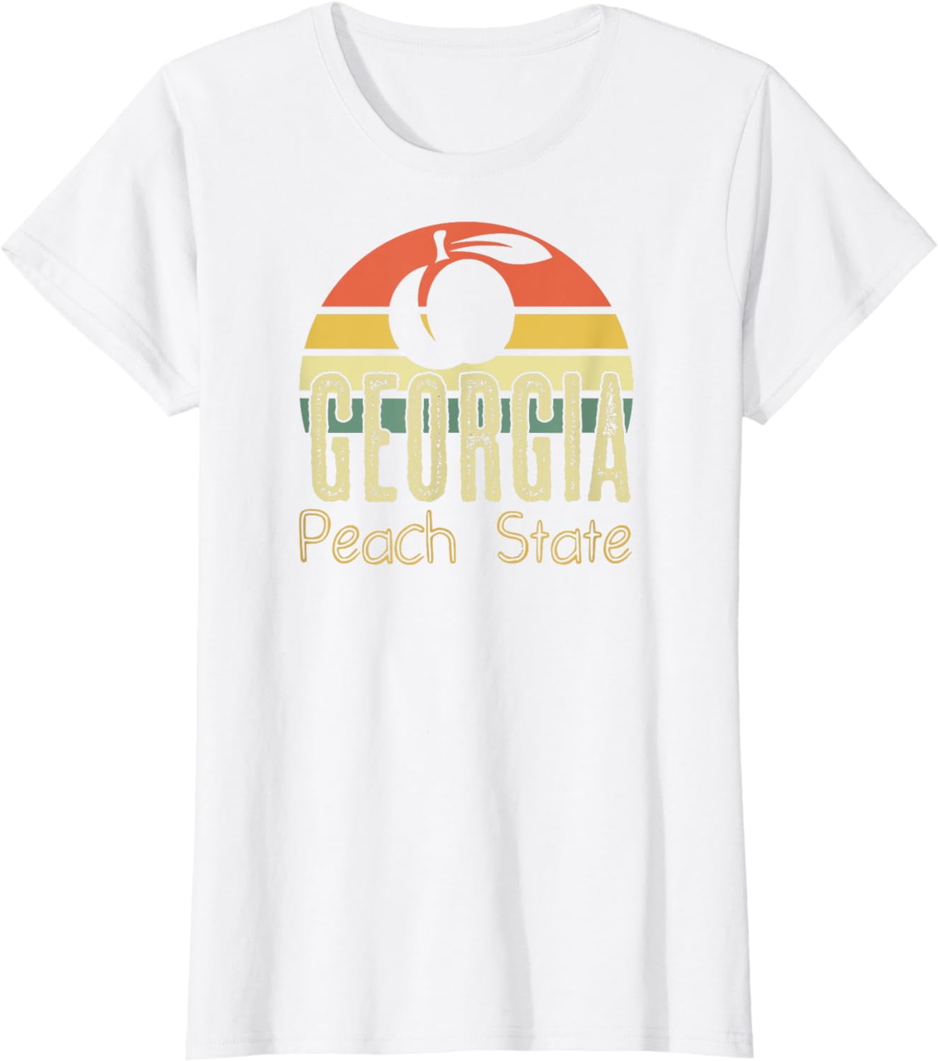 Georgia Peach State Peaches USA America United States T-Shirt - Walmart.com