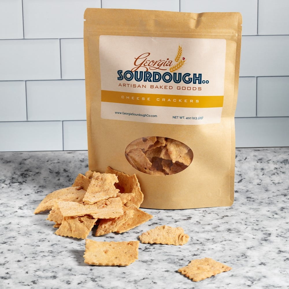 Georgia Sourdough Cheese Crackers, 4 oz, 12 Pack - Walmart.com