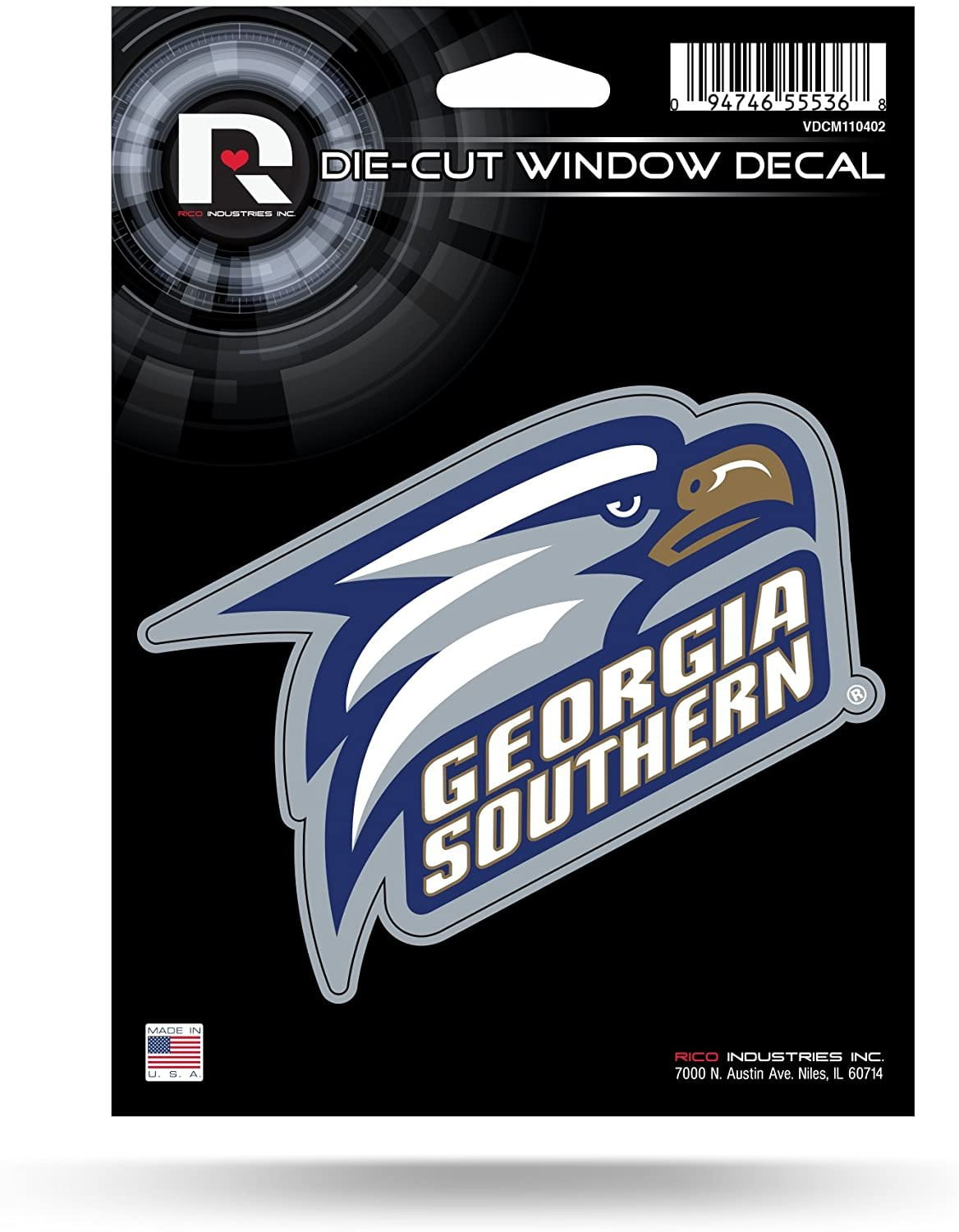 Georgia Southern University Eagles 5 Inch Die Cut Flat Vinyl Decal ...