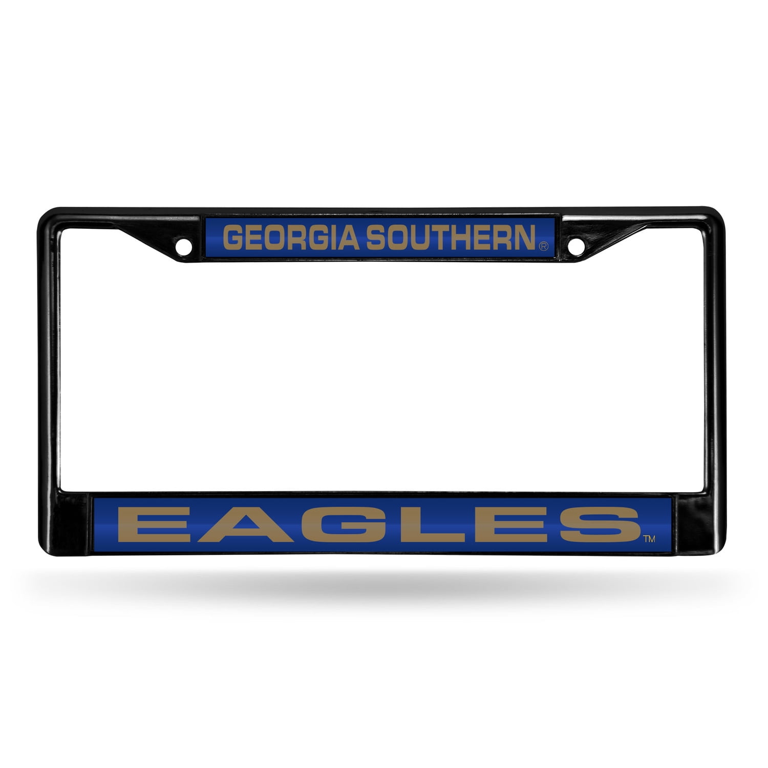 Georgia Southern University Eagles Black Metal Laser Cut License Plate ...
