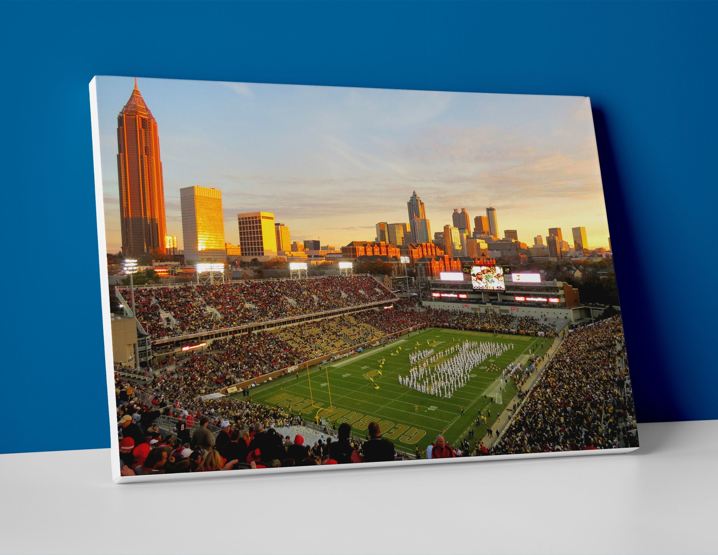 Georgia Tech Football Stadium Poster or Canvas Wall Art - Walmart.com