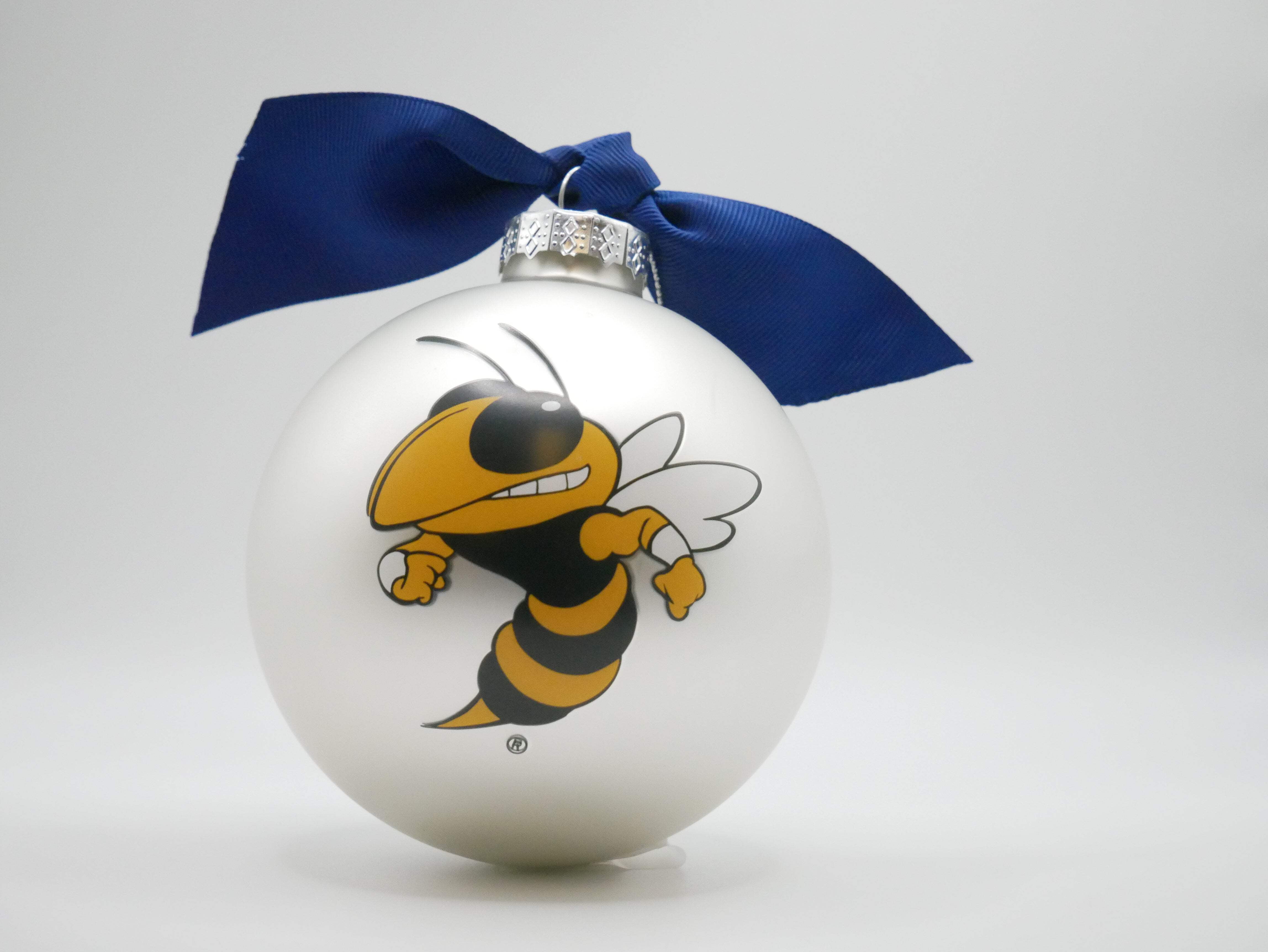 Georgia Tech Mascot Glass Ball Ornament - Walmart.com