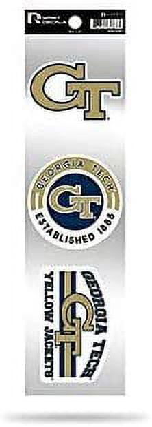 Georgia Tech Yellow Jackets 3 Piece Retro Spirit Decals Premium ...