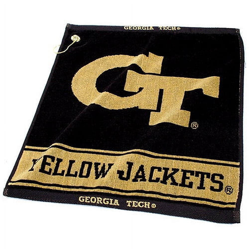 Georgia Tech Yellowjackets NCAA Woven Golf Towel - Walmart.com