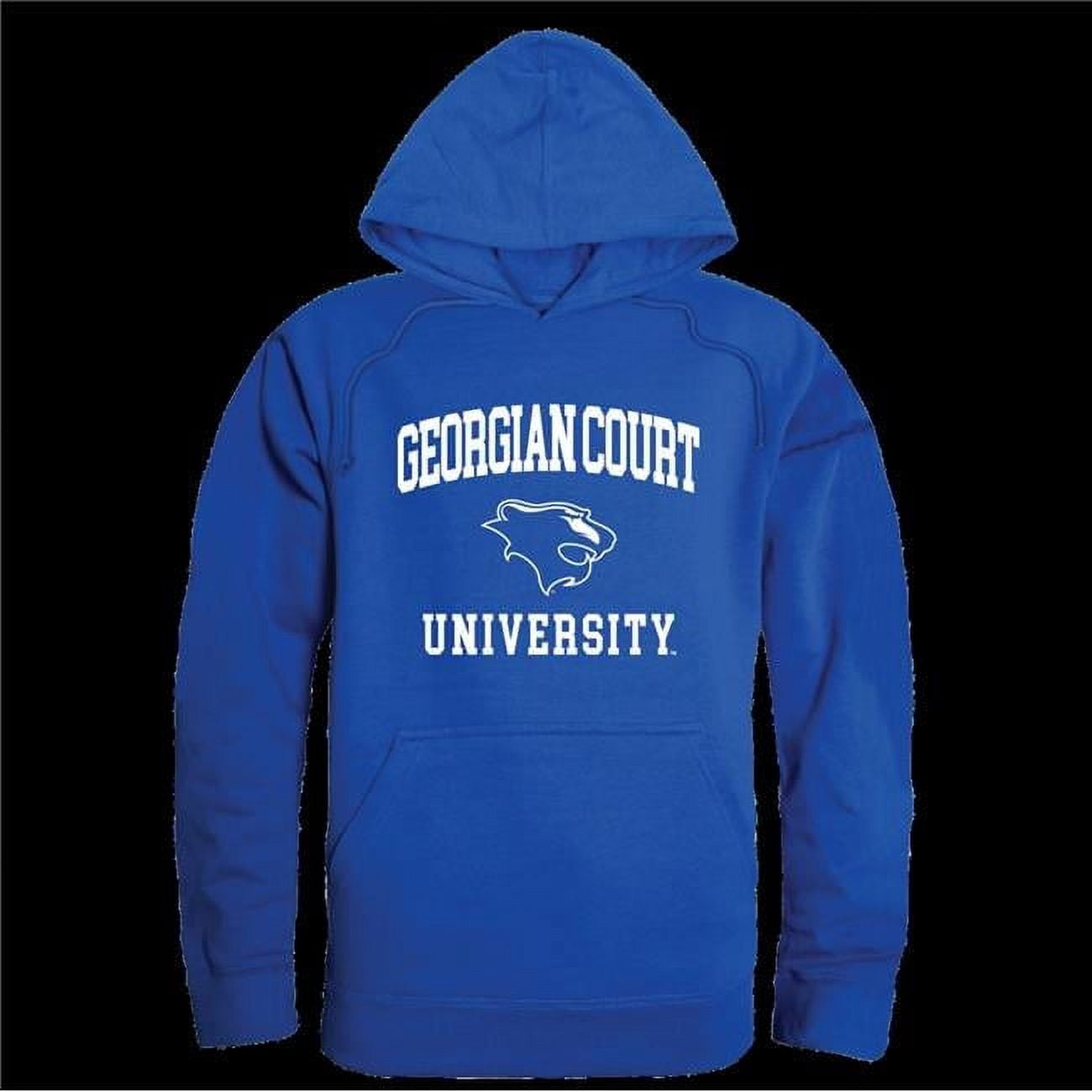 Georgian Court University Lions Seal Hoodie, Royal - Large - Walmart.com
