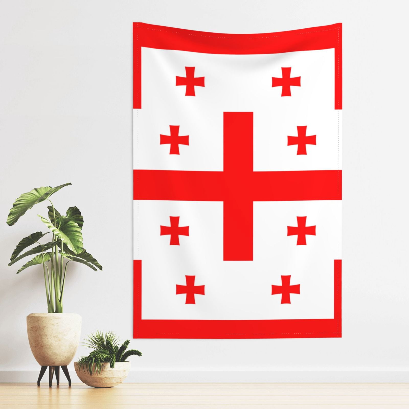 Georgian Flagtapestry For Bedroom Aesthetic Tapestry Wall Hanging ...