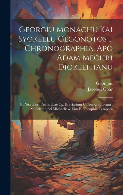 Georgiu Monachu Kai Sygkellu Gegonotos ... Chronographia, Apo Adam ...