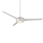 Mocha XL Indoor and Outdoor 8-Blade Smart Ceiling Fan 66in Brushed ...