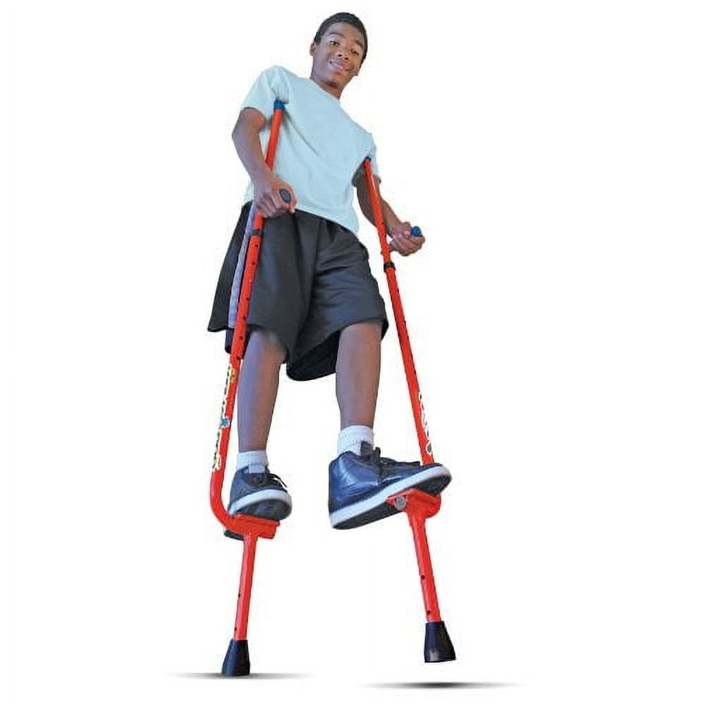 Geospace Adjustable Walkaroo Steel Stilts for Kids - Indoor/Outdoor ...