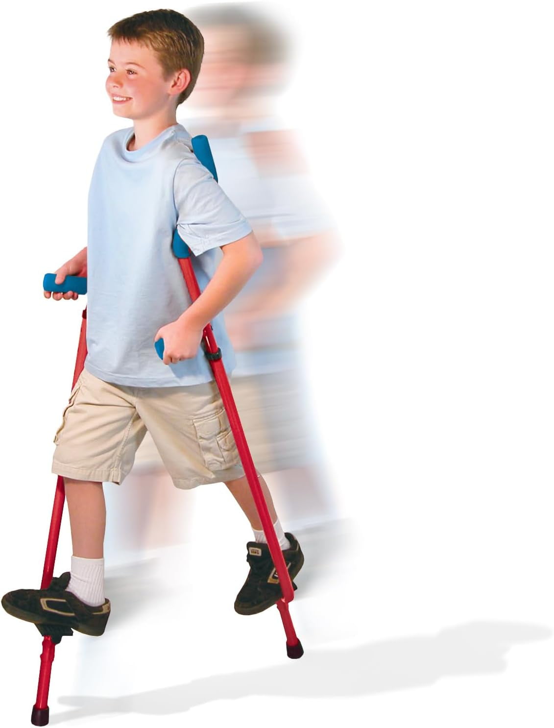 Geospace Adjustable Walkaroo Steel Stilts for Kids - Indoor/Outdoor ...