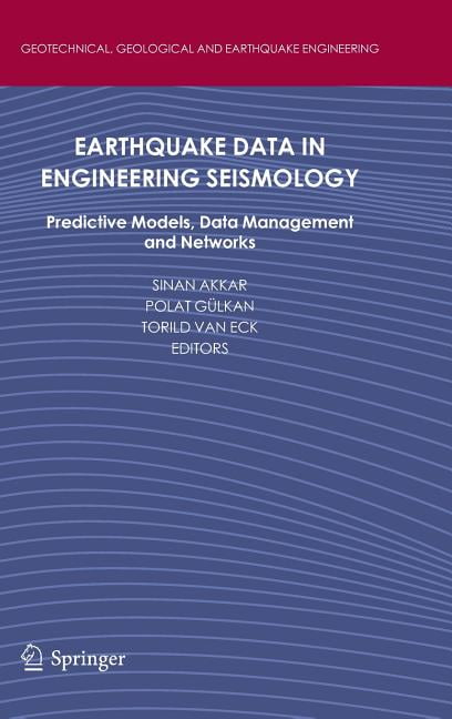 Geotechnical, Geological and Earthquake Engineering: Earthquake Data in ...