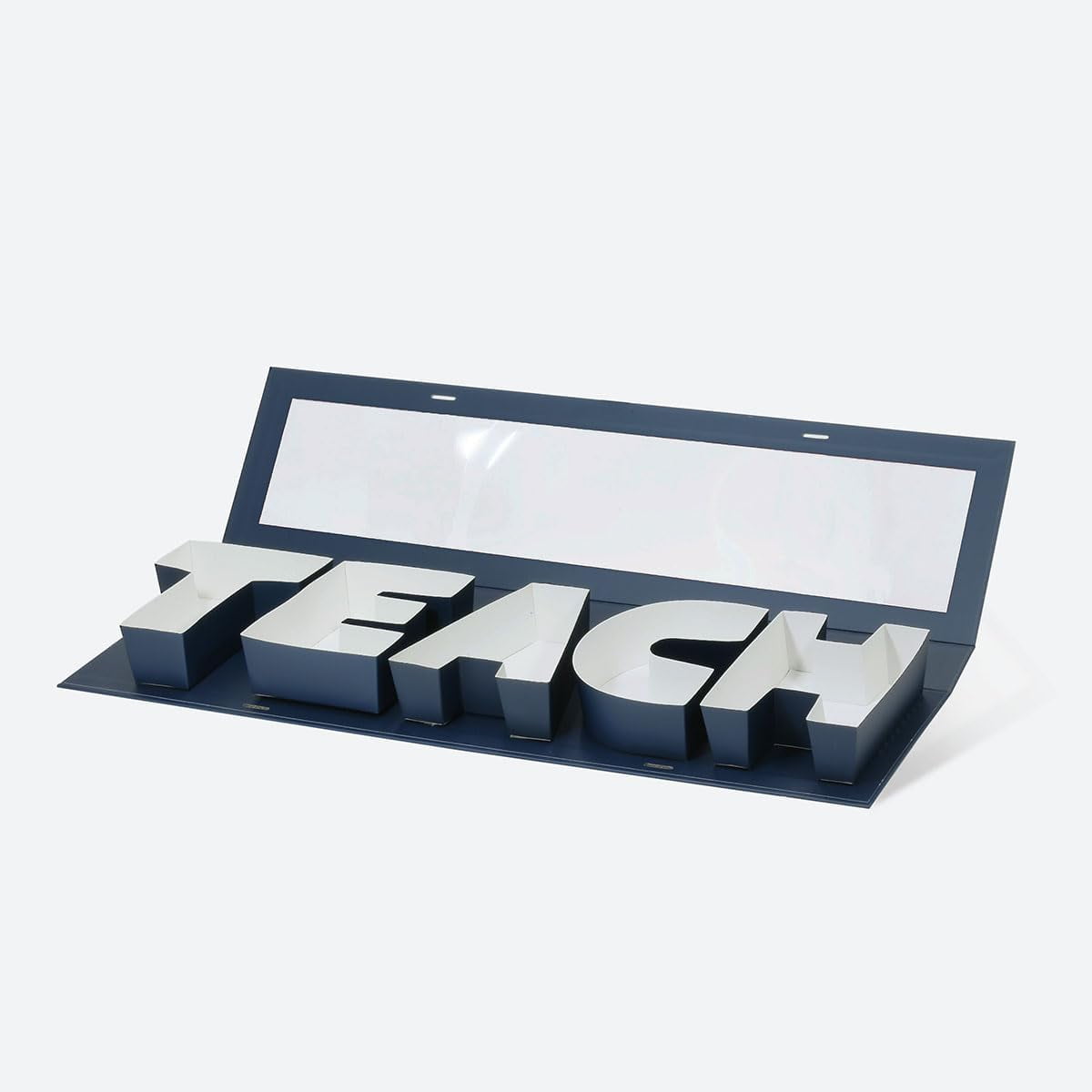 Geoto 25.7"x6"x2" Pink/Red/White/Black/Navy Blue Creative Teachers' Day ...