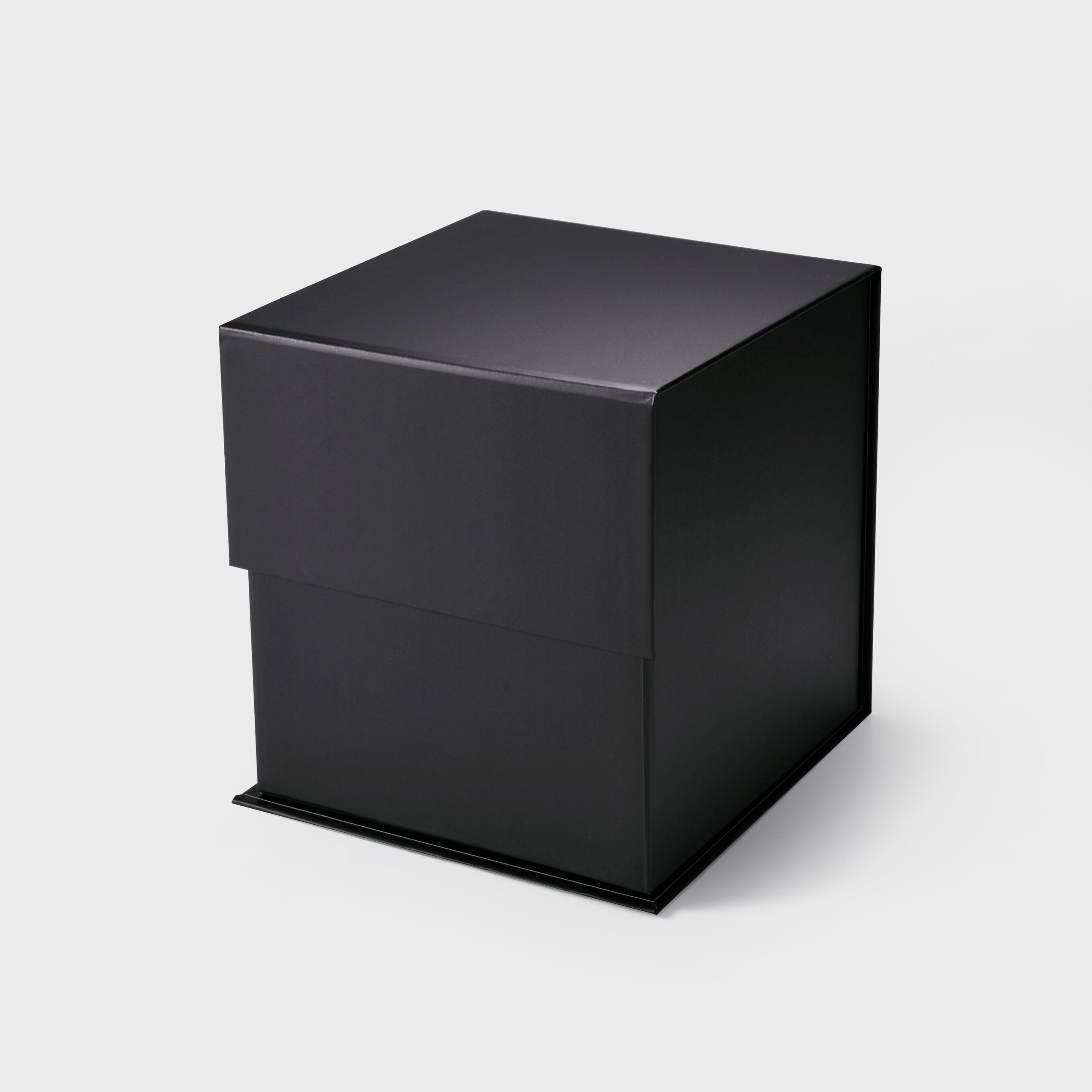 Geoto 6.9"×6.9"×6.9" A6 Cube Size Luxury Candle Packaging Box, Rigid ...