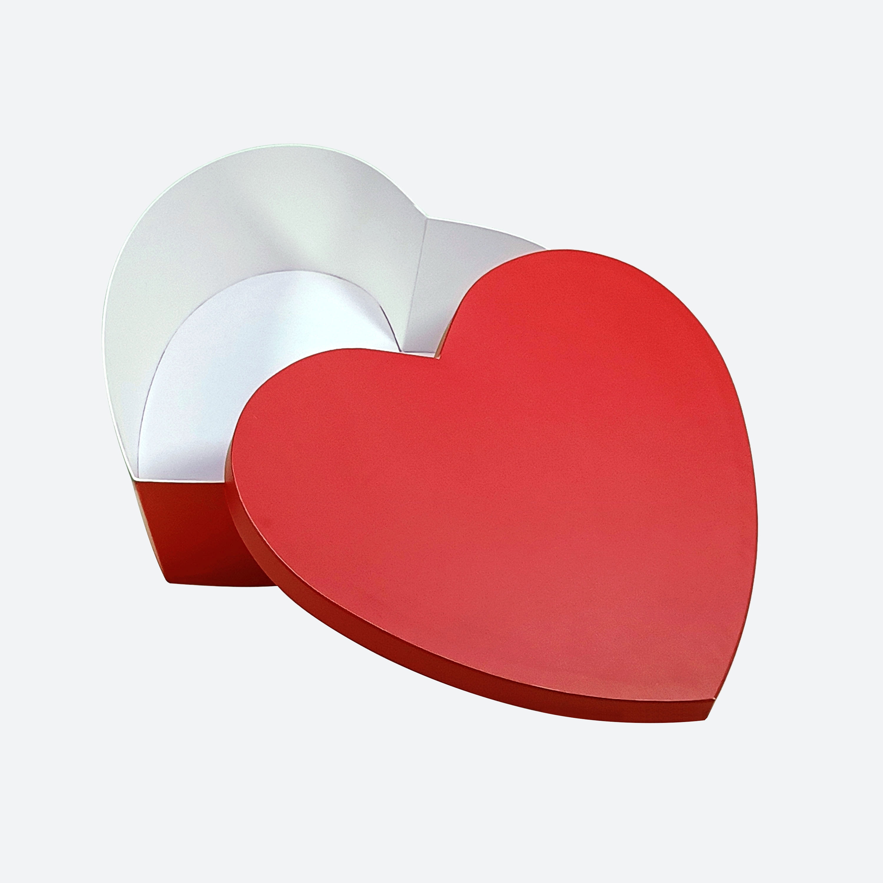 Geoto Big Heart Shaped Gift Box, Stacked Rigid Present box, Pink/Red ...