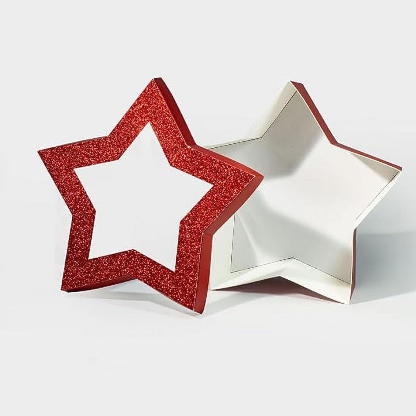Geoto Creative Star Shaped Glitter Golden/Silver/Red Retail Products ...