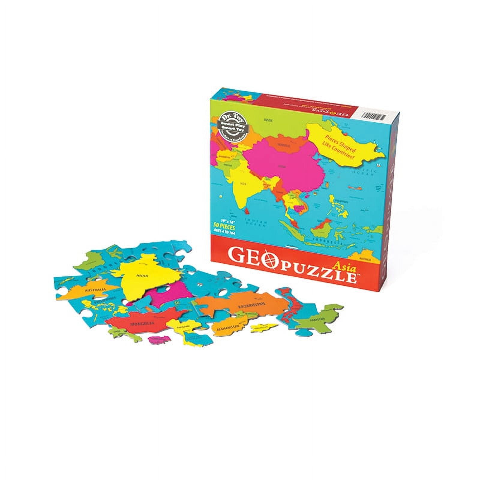 Geotoys - GeoPuzzle Asia - Walmart.com