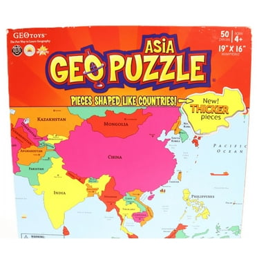 Geotoys - GeoPuzzle World - Walmart.com