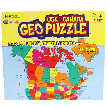 Geotoys - GeoPuzzle World - Walmart.com