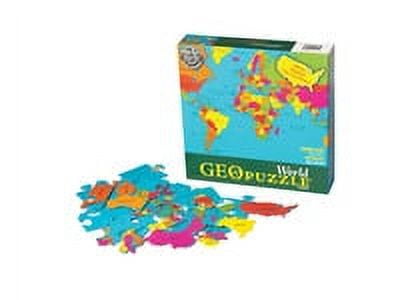 Geotoys - GeoPuzzle World - Walmart.com