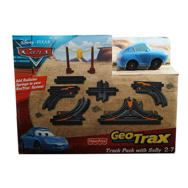 Fisher Price Geotrax Cars Track Pack Toy Set - Includes Sally Vehicle ...