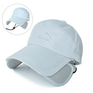 Dyfzdhu Unisex Mesh Peaked Cap Outdoor Sunscreen Sunhat Ladies Big Brim ...