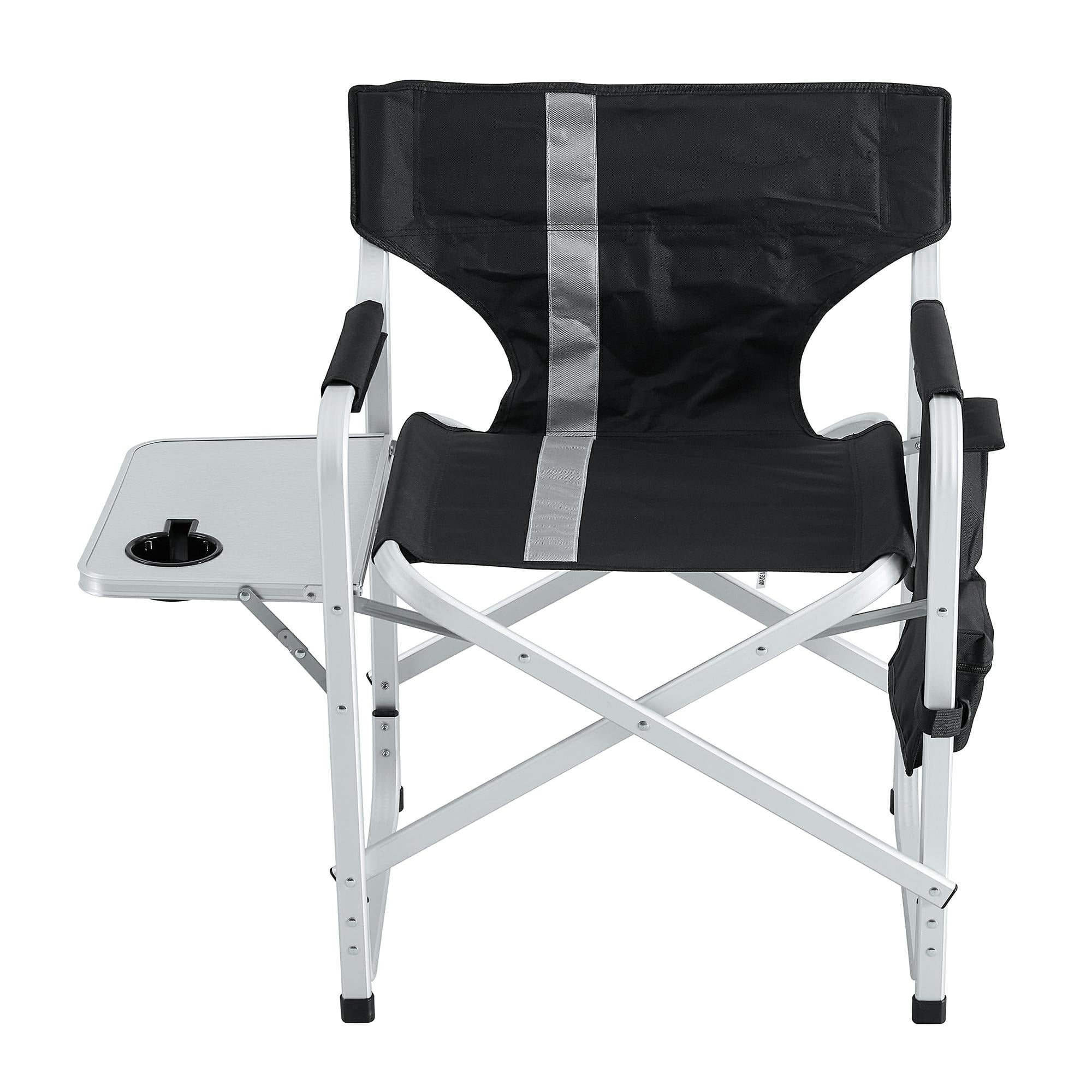 GerYuni Oversized Camping Chair with Side Table & Storage – 400lb ...