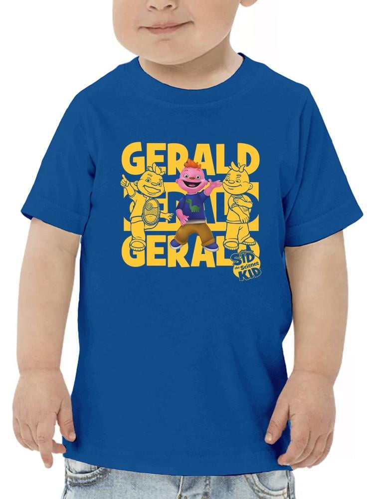 Gerald-Inspired Sid the Science Kid Character Art For Kids Toodler's T-shirt - Walmart.com