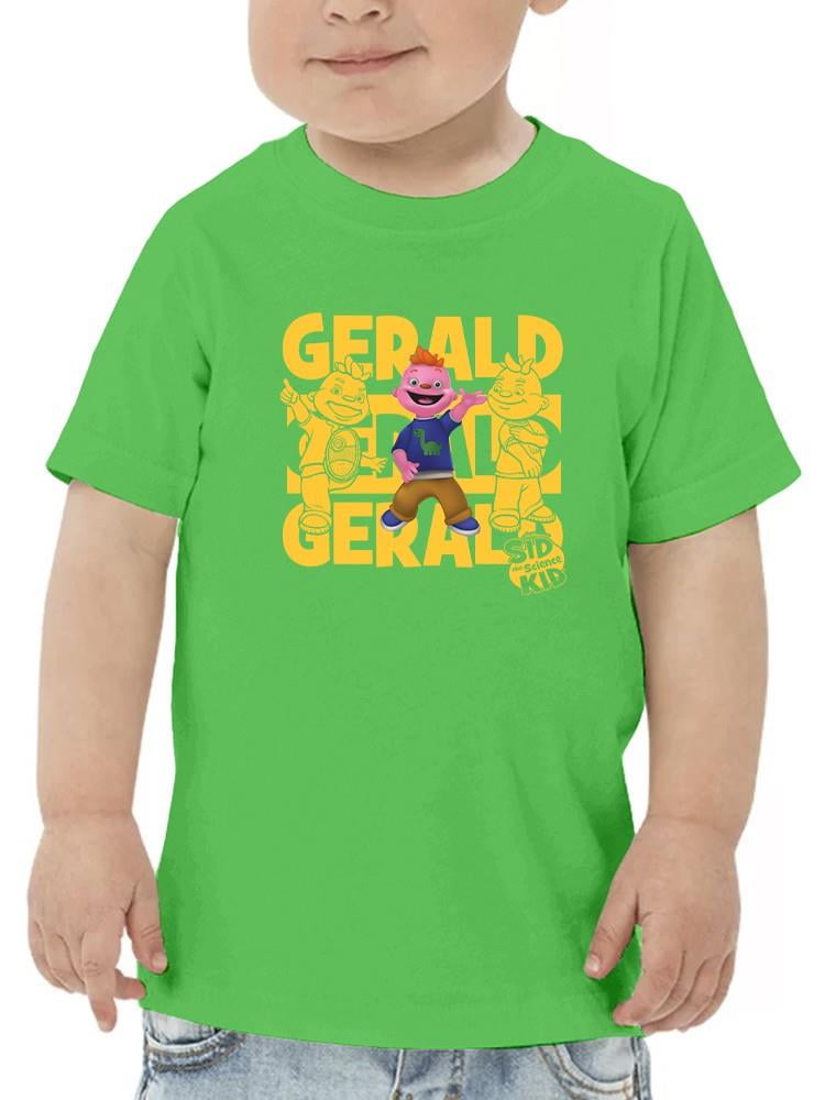 Gerald-Inspired Sid the Science Kid Character Art For Kids Toodler's T-shirt - Walmart.com