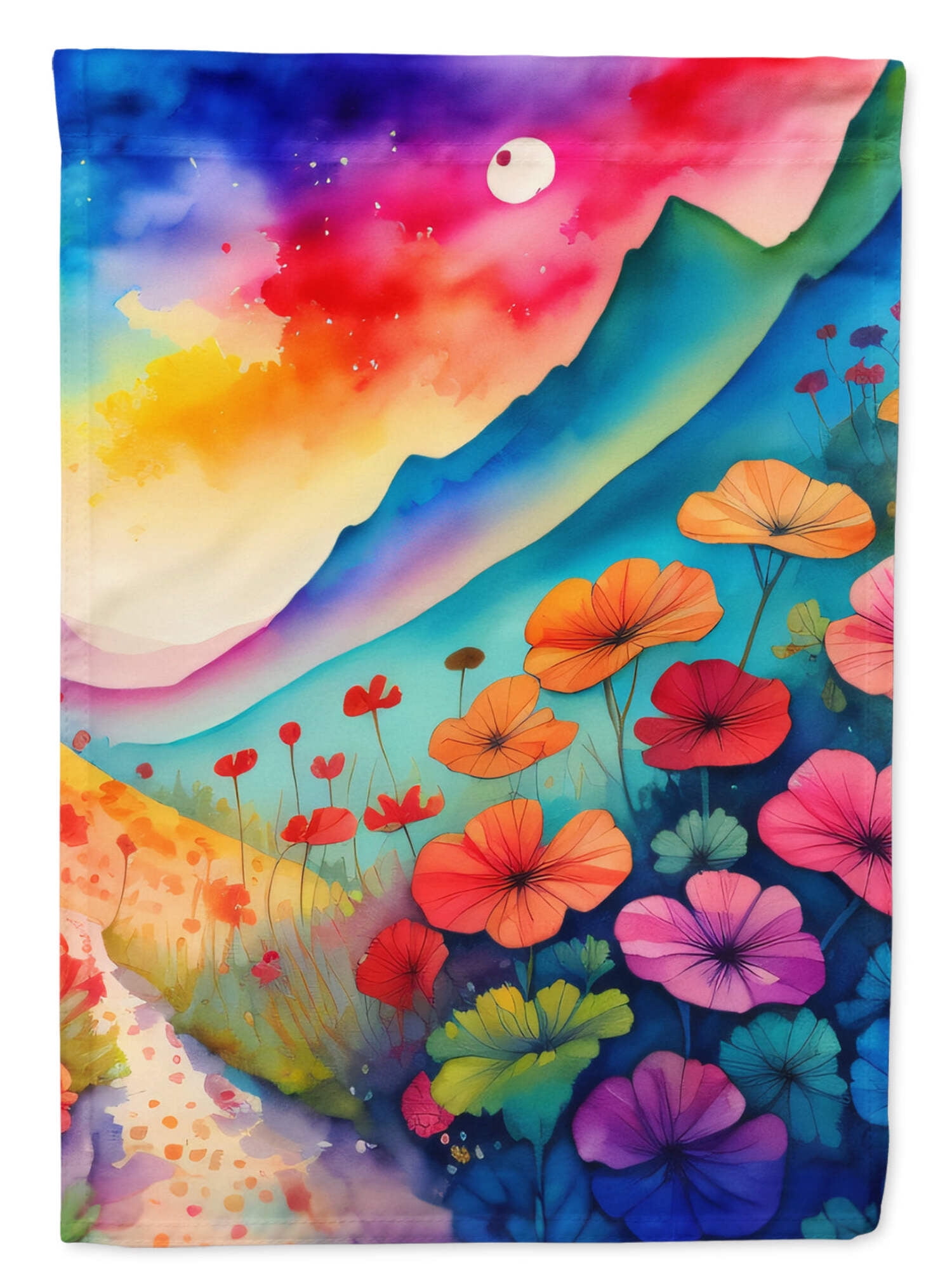 Geraniums in Color House Flag 28 in x 40 in - Walmart.com