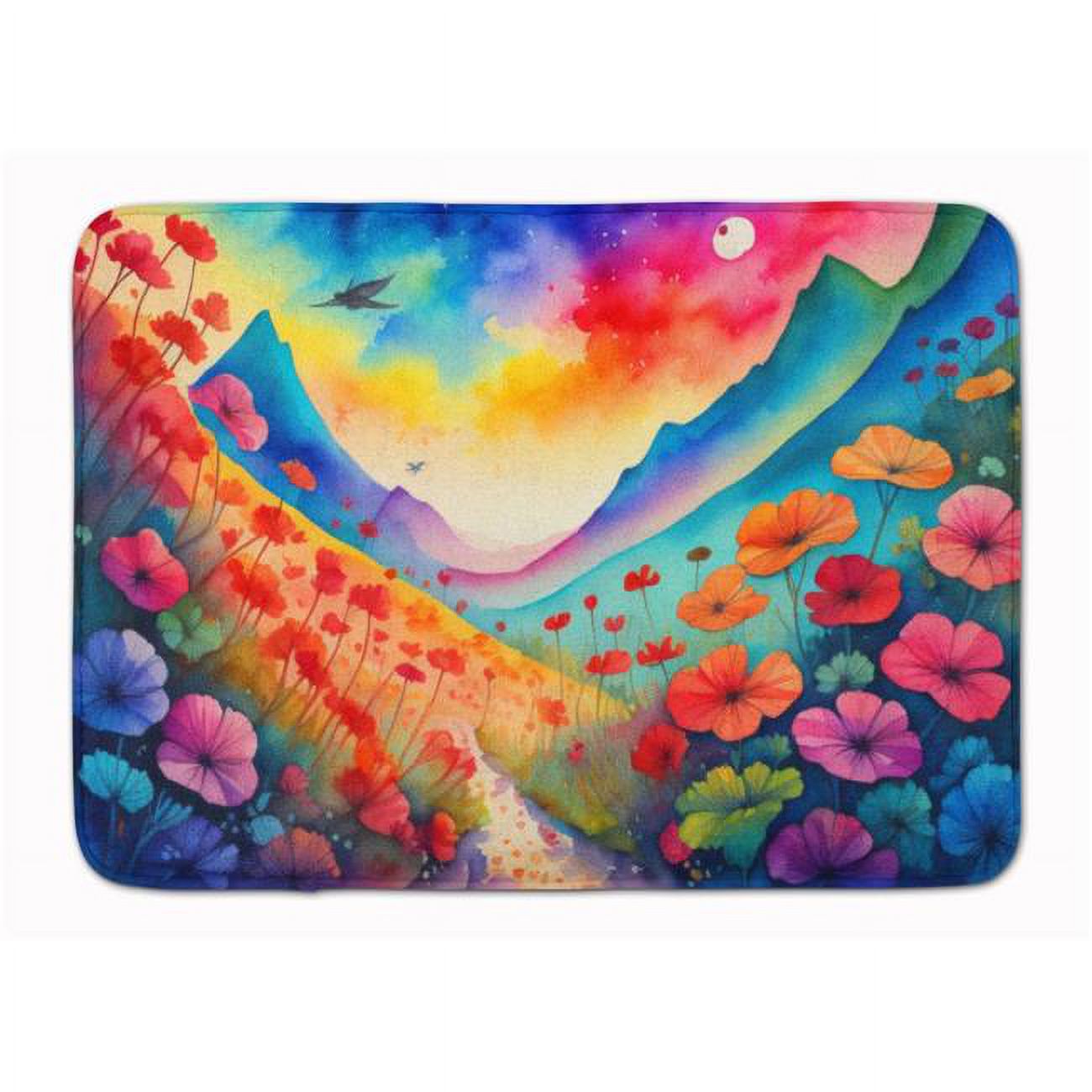 Carolines Treasures DAC1435RUG 19 x 27 in. Unisex Geraniums in Color ...