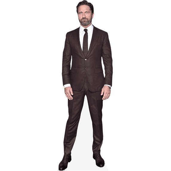 Gerard Butler (Brown Suit) Lifesize Cardboard Cutout Standee - Walmart.com