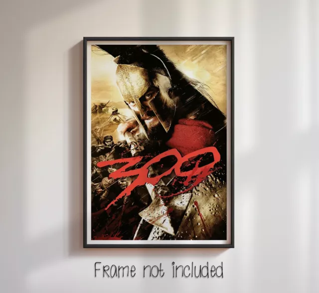 Gerard Butler The 300 Fantastic Repro Film - High Quality Wall Poster ...