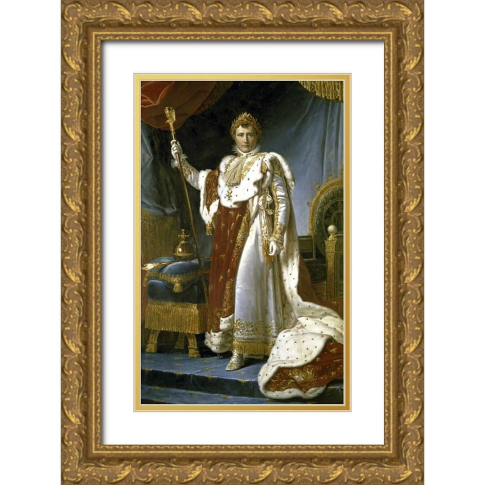 Gerard, Francois Pascal Simon 22x32 Gold Ornate Wood Framed with Double ...