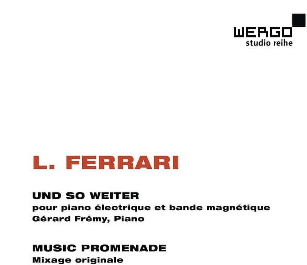 Gerard Fremy - Und So Weiter - Music & Performance - CD - Walmart.com