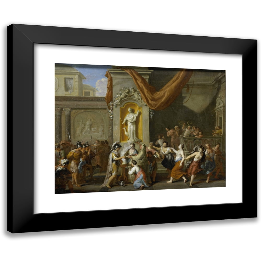Gerard Hoet 14x12 Black Modern Framed Museum Art Print Titled - The ...