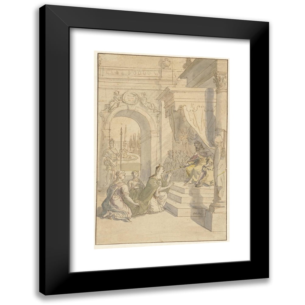 Gerard Sanders 17x24 Black Modern Framed Museum Art Print Titled ...