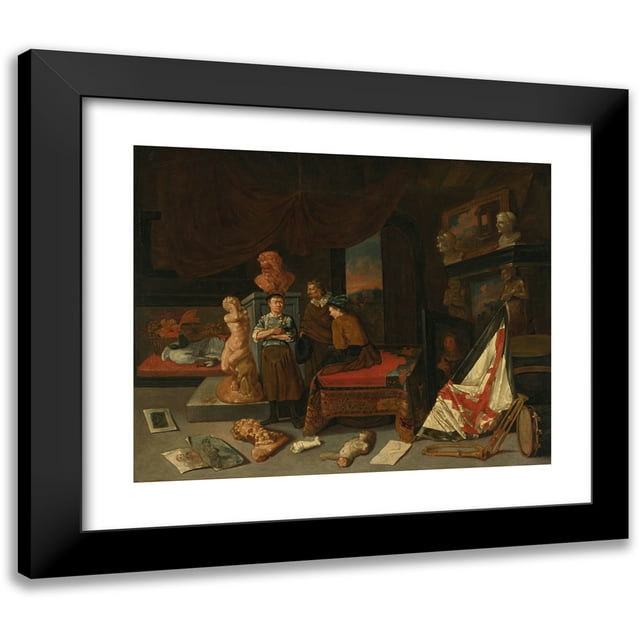 Gerard Thomas 14x12 Black Modern Framed Museum Art Print Titled - A ...